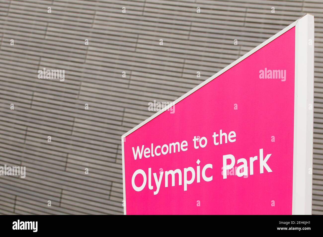 Stadium signage at the olympic stadium hi-res stock photography and ...