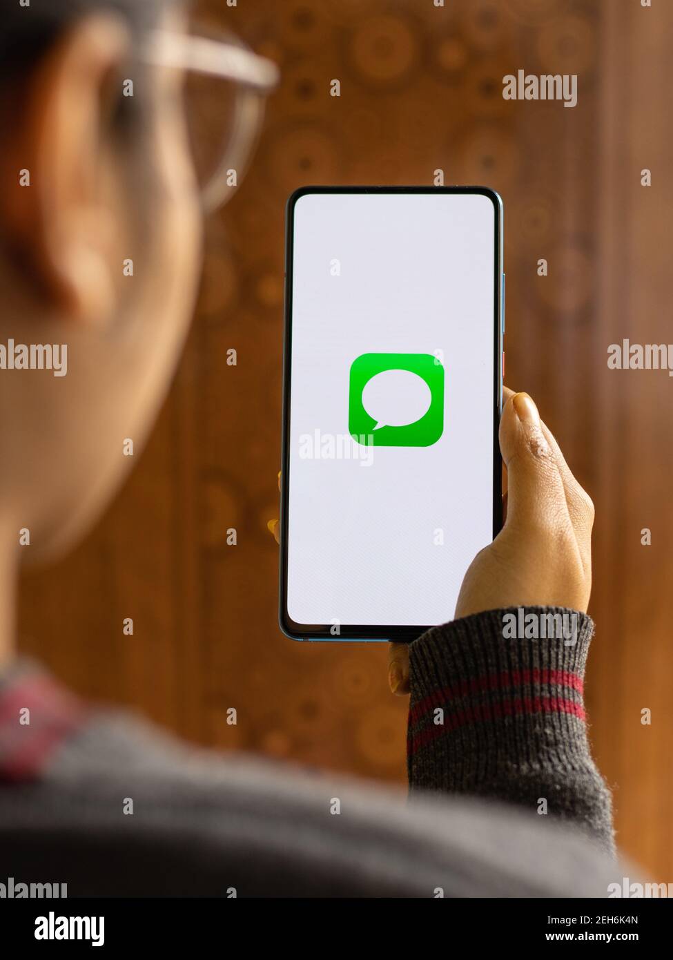 Imessage logo hi-res stock photography and images - Alamy