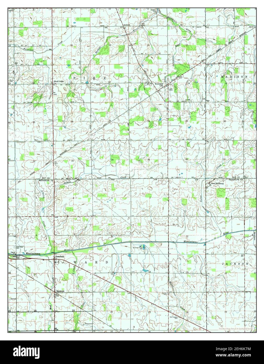 Map of deerfield hi-res stock photography and images - Alamy