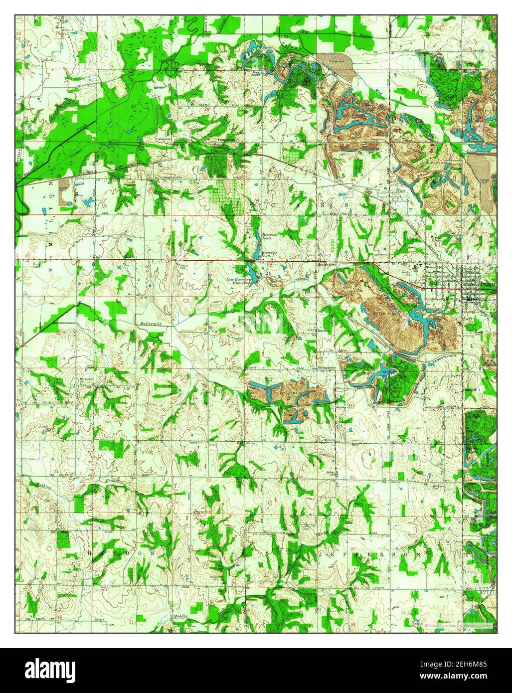 Dugger, Indiana, map 1963, 1:24000, United States of America by ...
