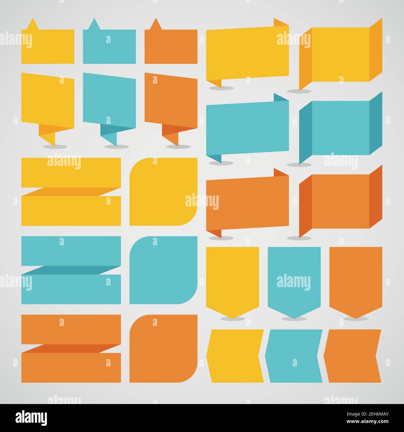 Text Boxes Flat Graphic Stock Vector Image & Art - Alamy