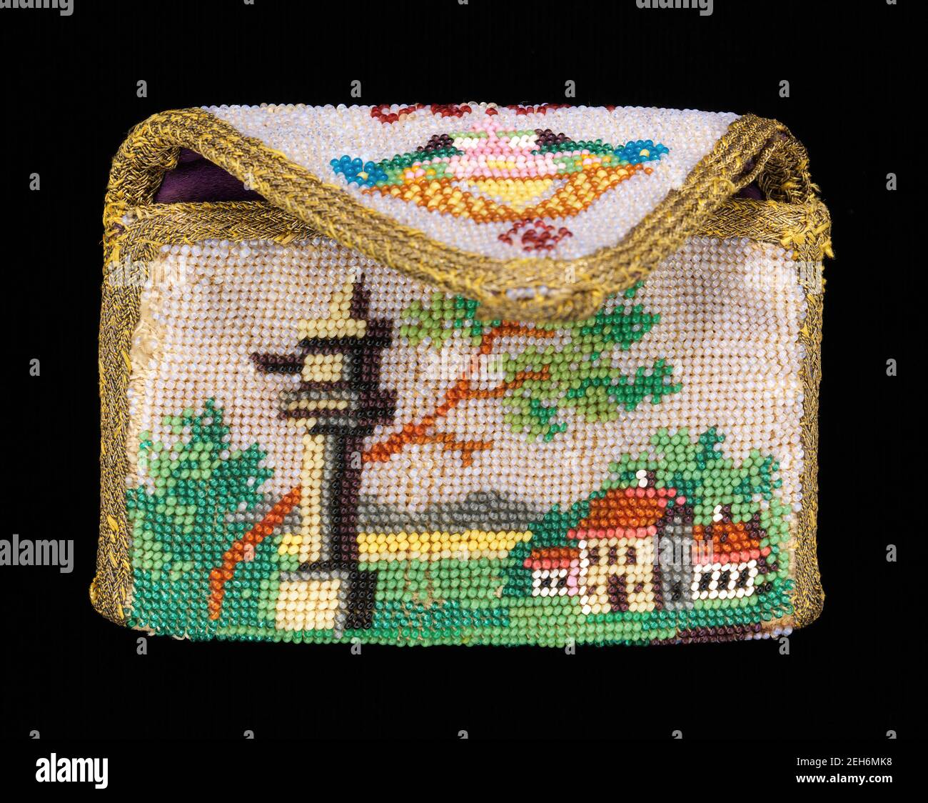 Coin purse, Mexican, 1800-1820 Stock Photo - Alamy