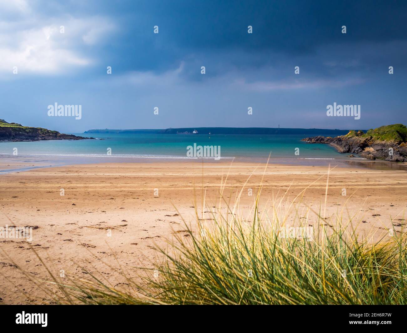 West Angle Bay in West Wales Stock Photo - Alamy