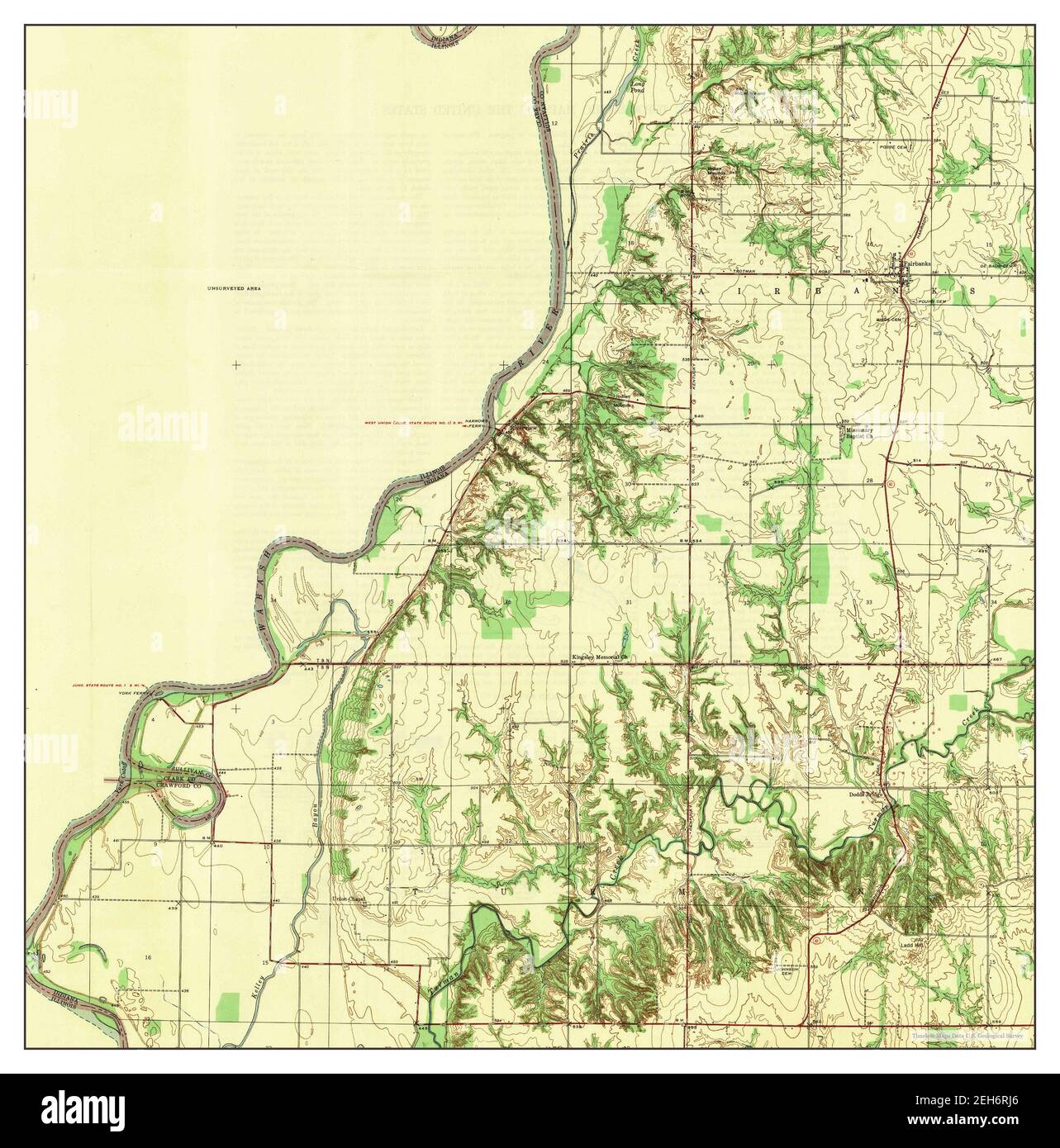 Fairbanks map Cut Out Stock Images & Pictures - Alamy