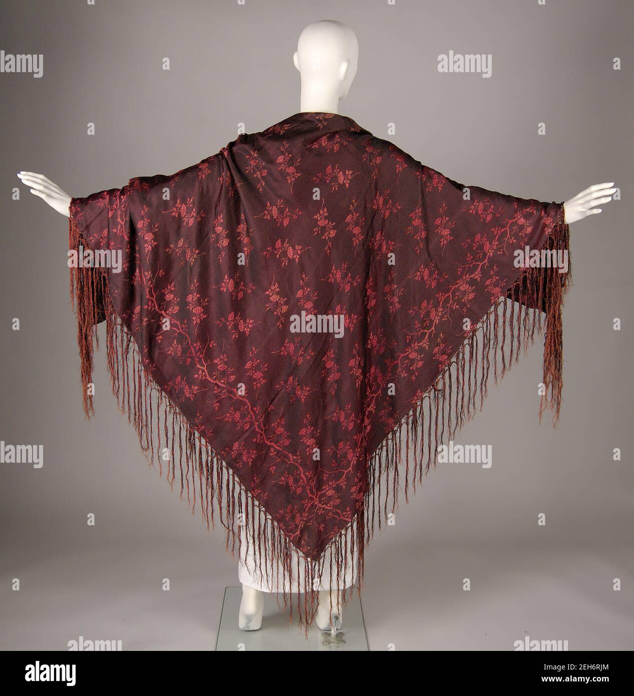 Shawl, probably American, 1870-90 Stock Photo - Alamy