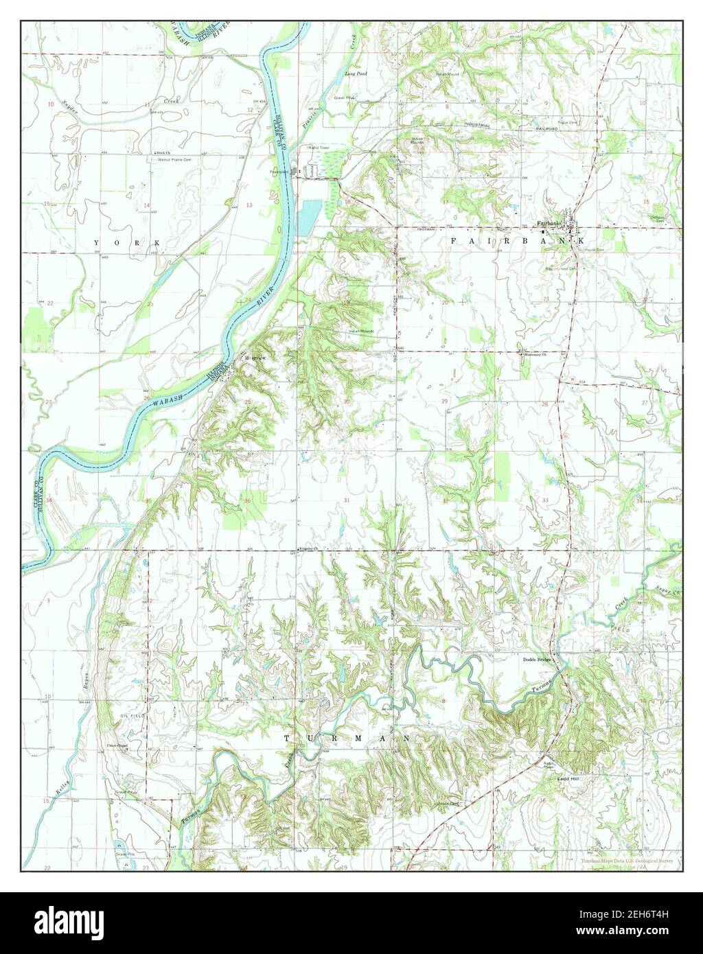 Fairbanks, Indiana, map 1966, 1:24000, United States of America by ...