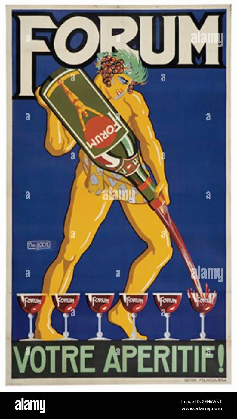 Classic french advertising Cut Out Stock Images & Pictures - Alamy