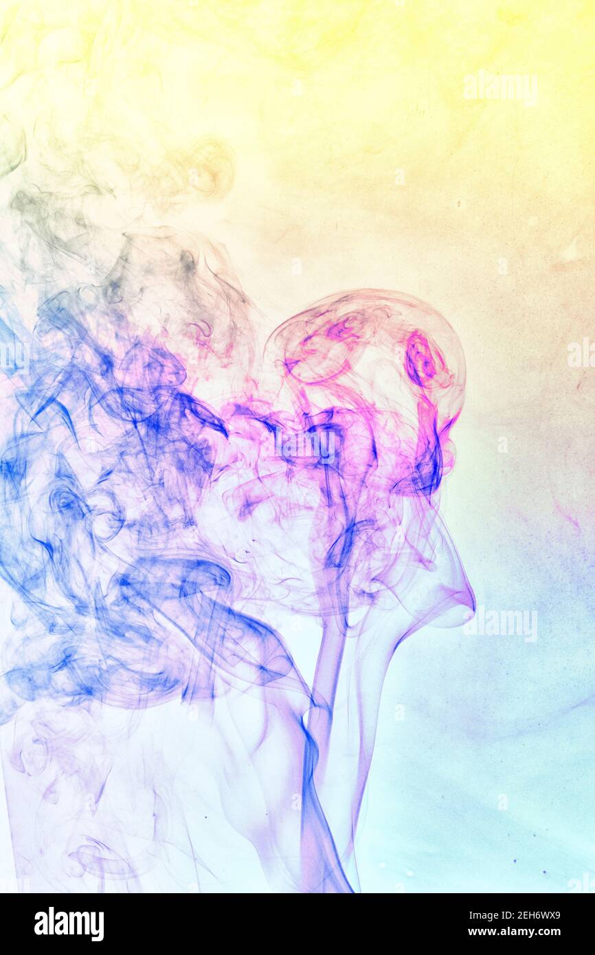 Abstract colourful smoke pattern background, random patterns Stock ...