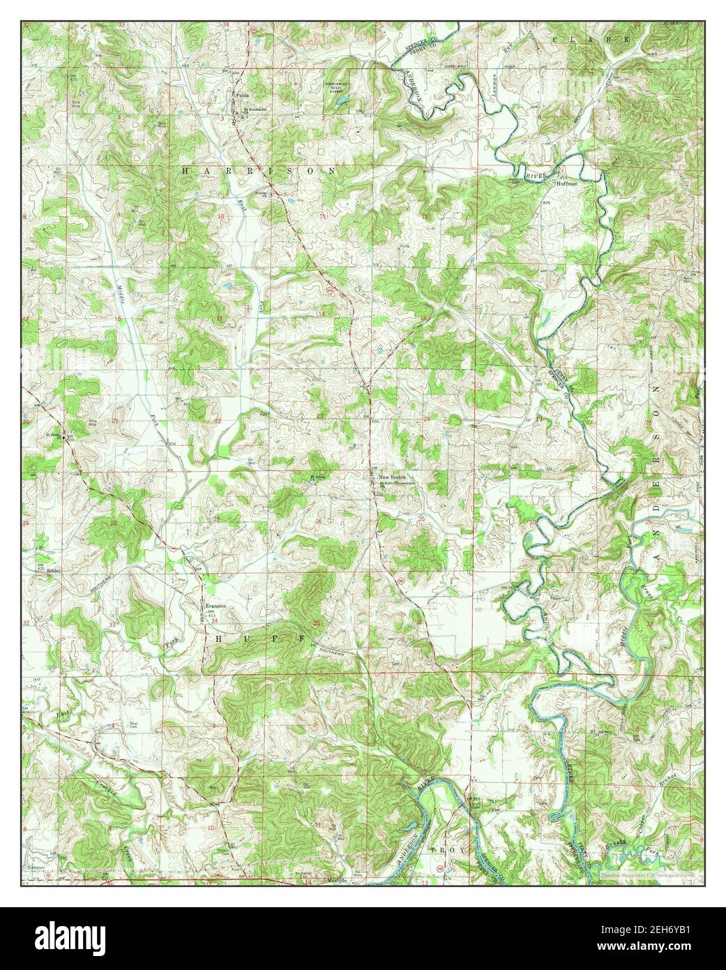 Map of fulda hi-res stock photography and images - Alamy