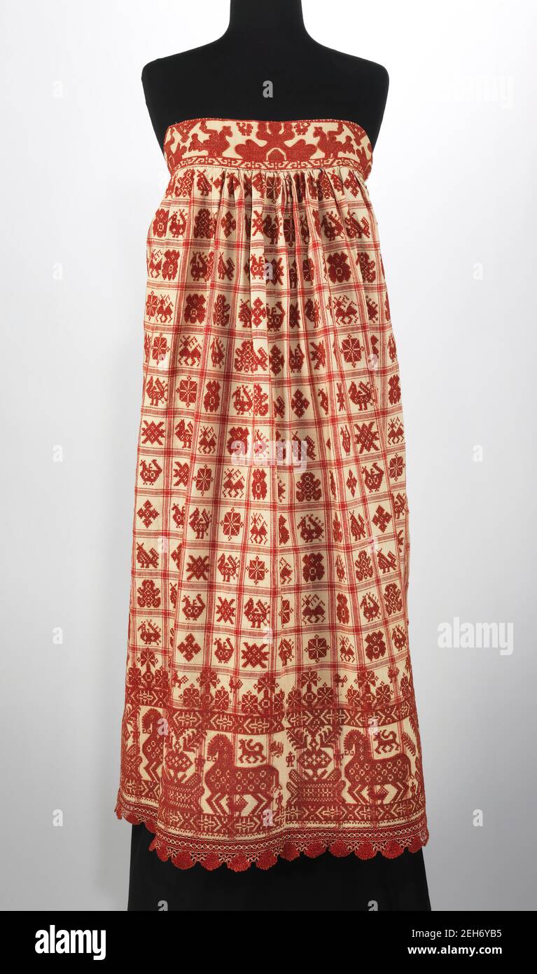 Apron, Russian, 1830-70 Stock Photo - Alamy