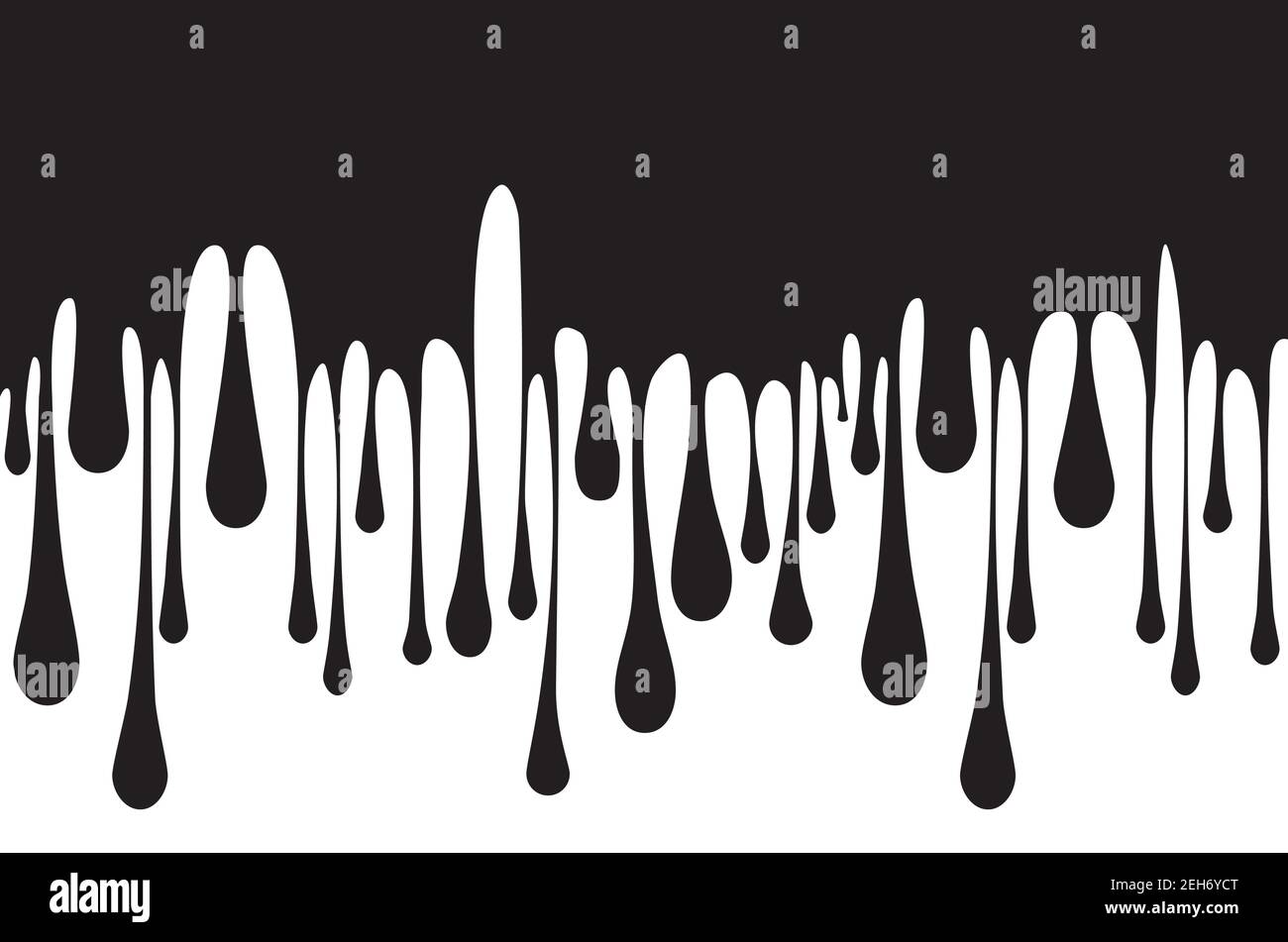 Black dripping ink border hi-res stock photography and images - Alamy