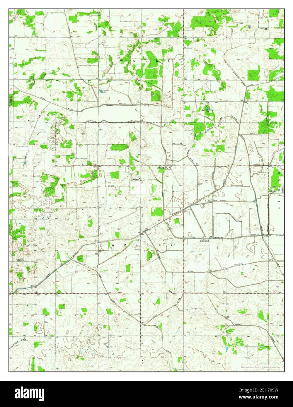 Map of gifford hi-res stock photography and images - Alamy