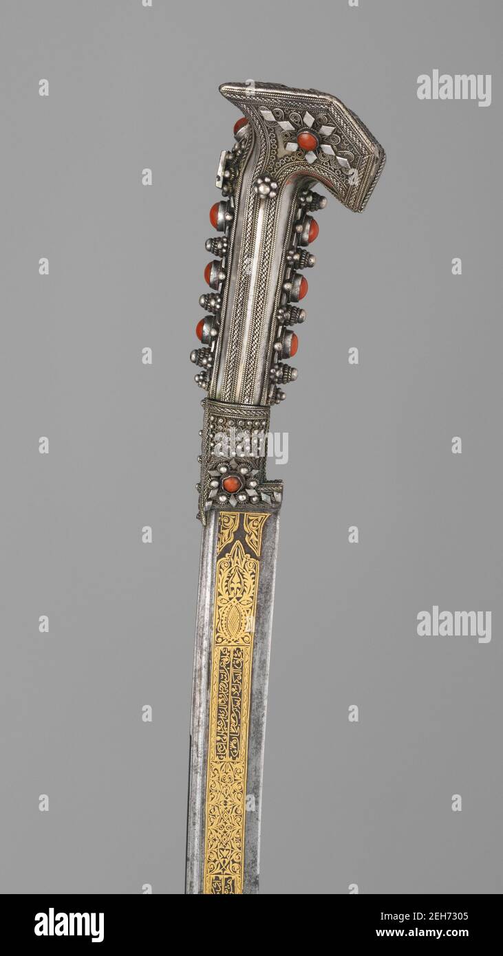 Yatagan (with Scabbard), Anatolian or Balkan, dated A.H. 1238/A.D. 1822 ...