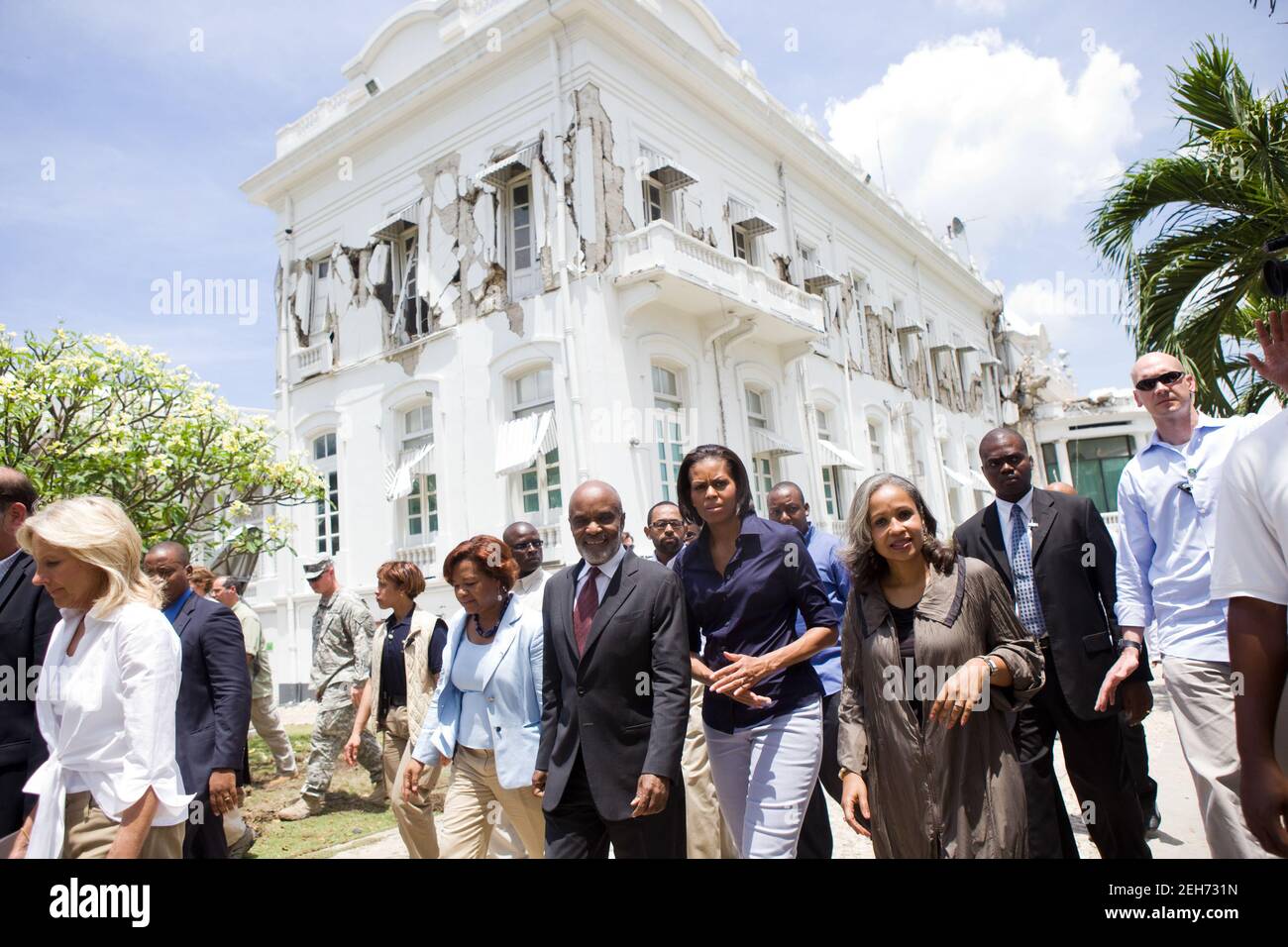 April 13, 2010 "Samantha Appleton captured this scene as the First Lady ...