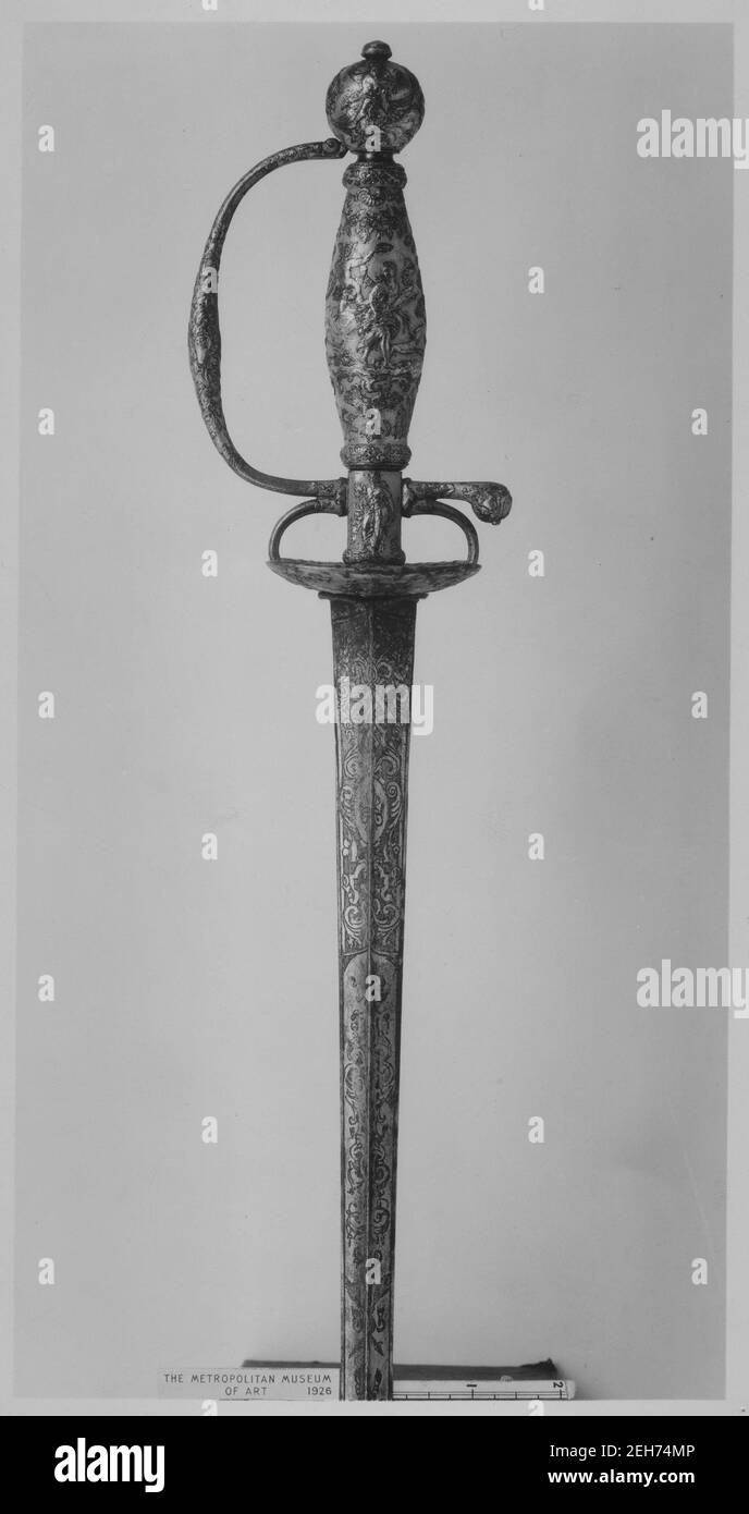 Smallsword, French, ca. 1730-35 Stock Photo - Alamy