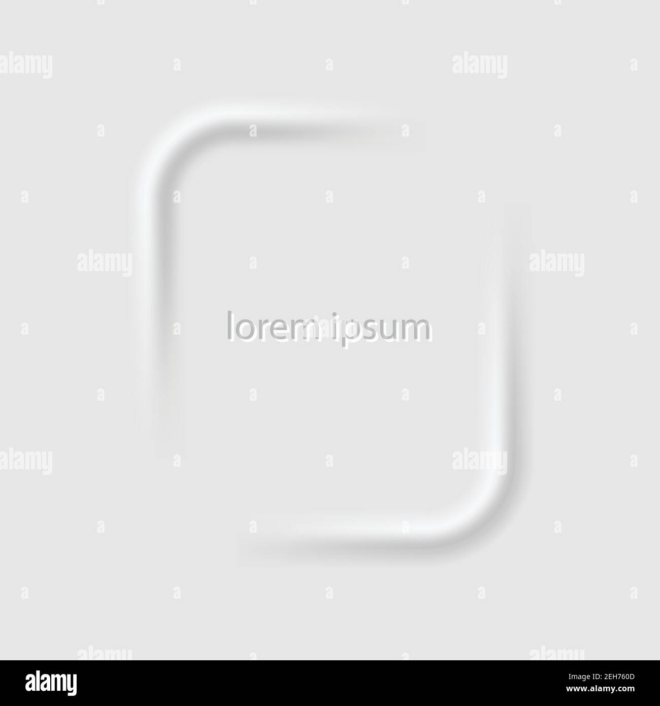 3d technology background in neomorphism style. Creative shape ui design ...