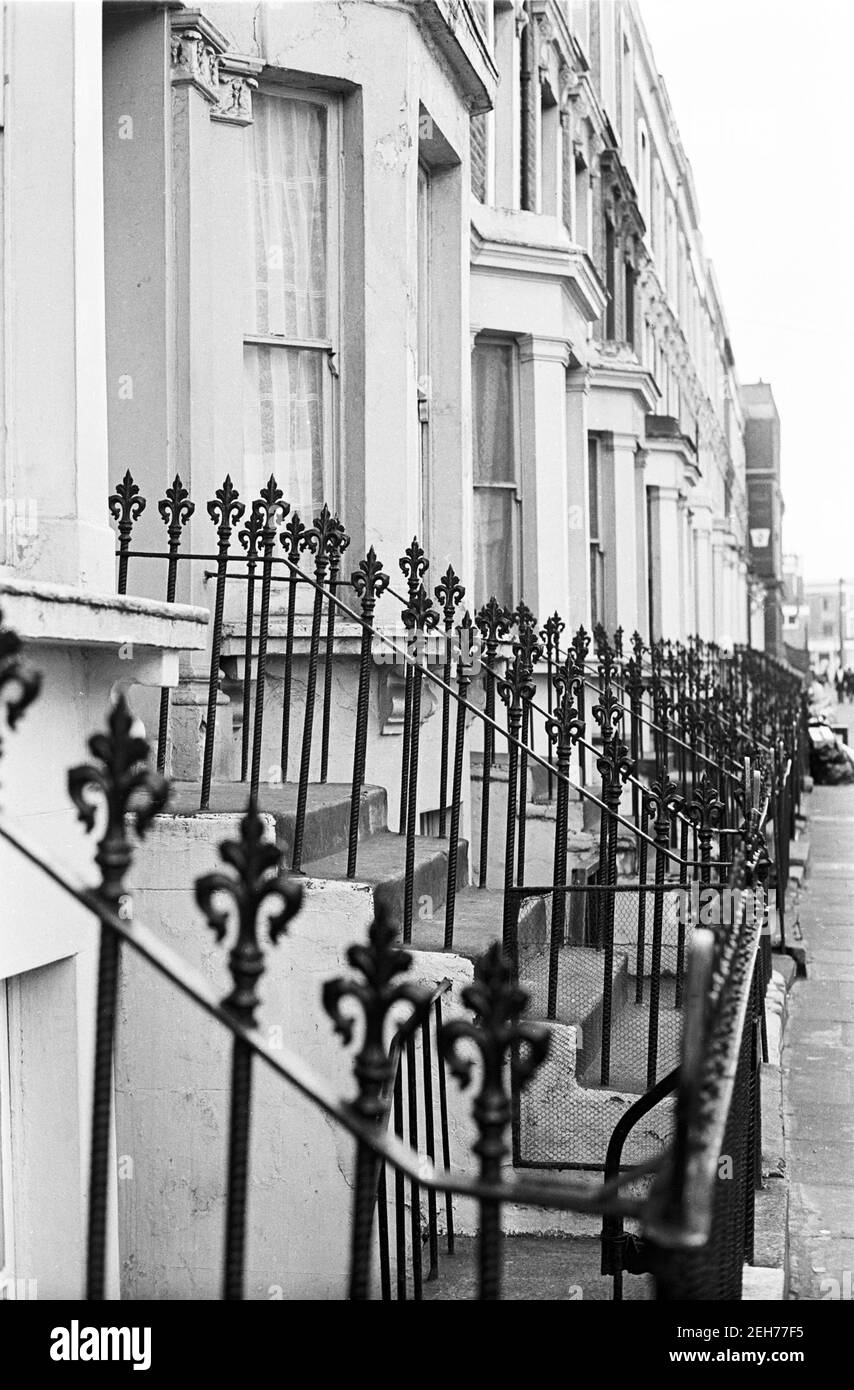 Terraced row run down Black and White Stock Photos & Images - Alamy