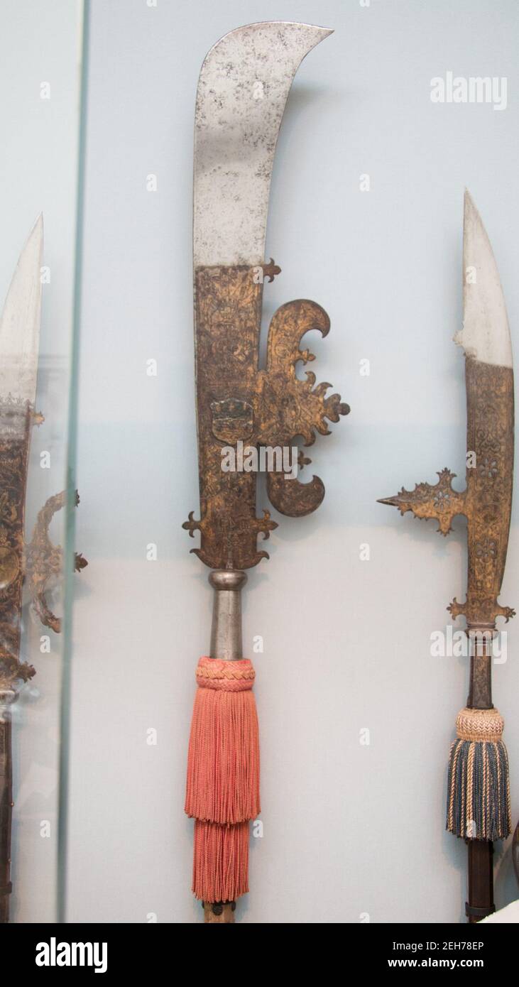 Glaive, Italian, Venice, early 18th century Stock Photo - Alamy