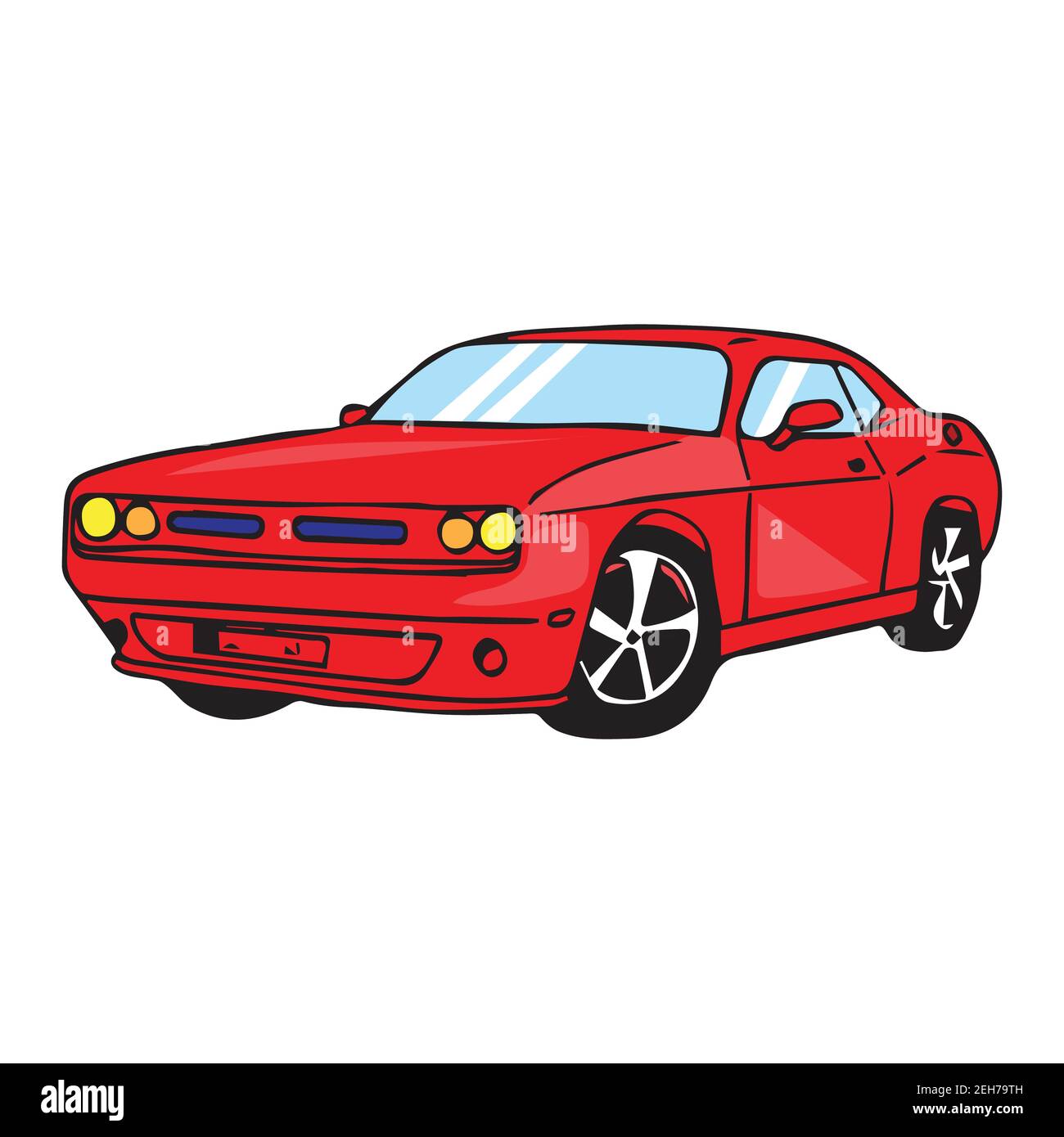 Modern car Cut Out Stock Images & Pictures - Alamy