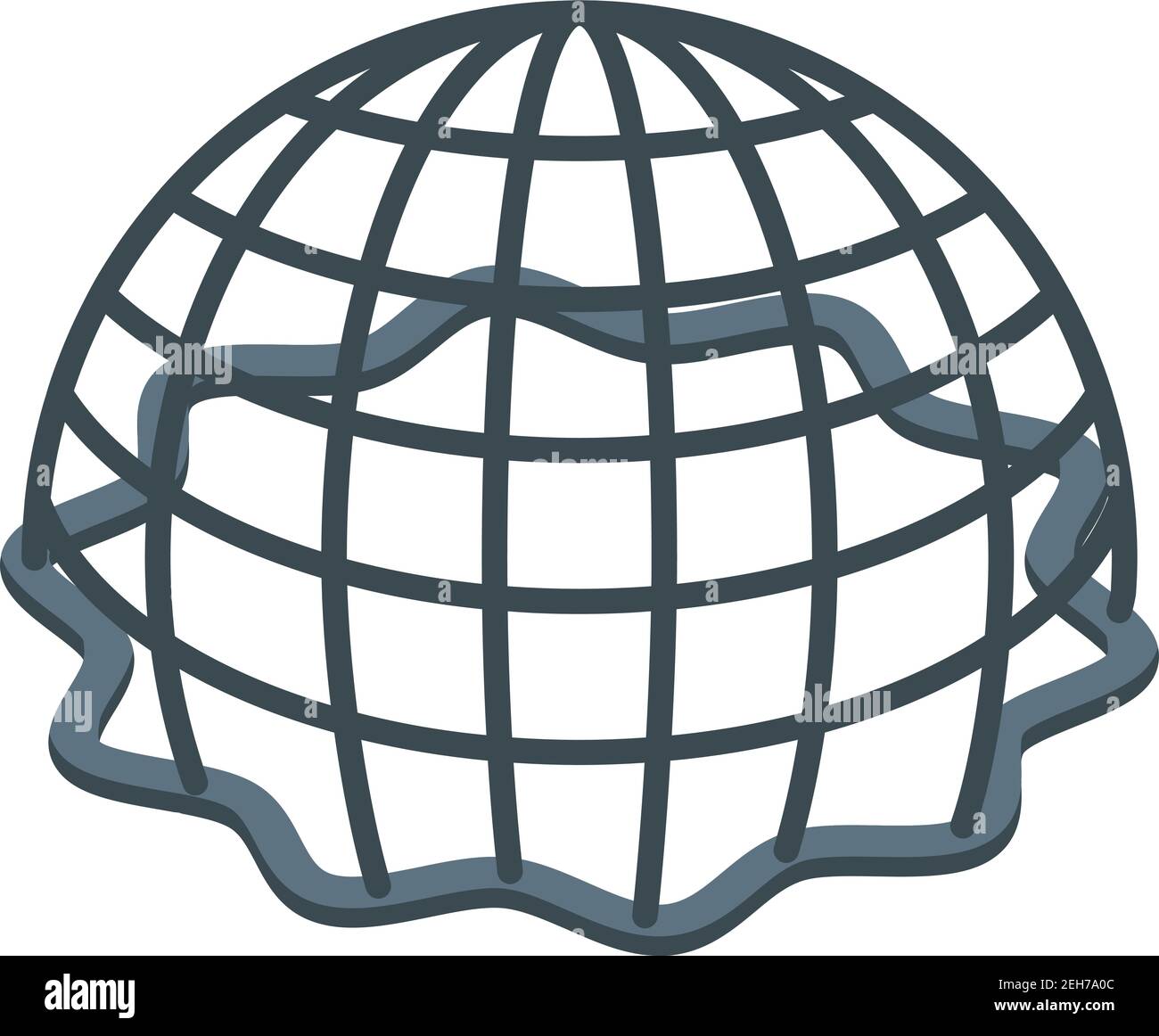 Hair Netting Icon Isometric Of Hair Netting Vector Icon For Web Design