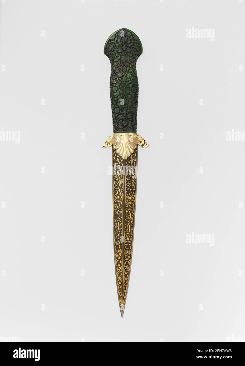 Dagger, Turkish, grip and blade, 16th century; guard, hallmarked for ...