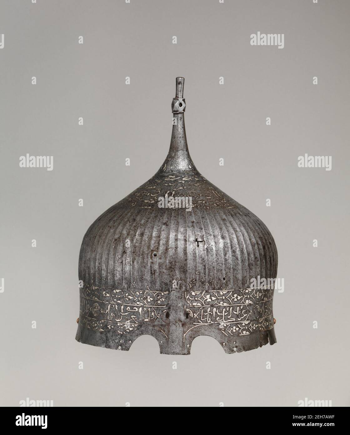 Turban Helmet, Turkish or Iranian, in the style of Turkman armour, 15th ...