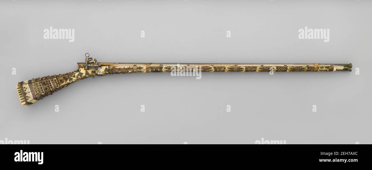 An ottoman miquelet flintlock rifle hi-res stock photography and images ...