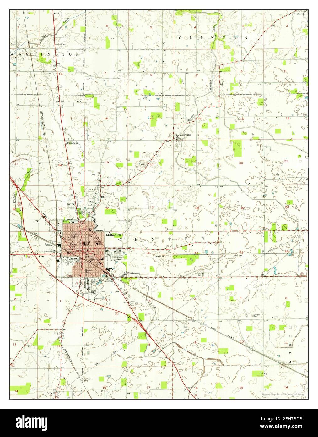 Topographic map of lebanon Cut Out Stock Images & Pictures - Alamy