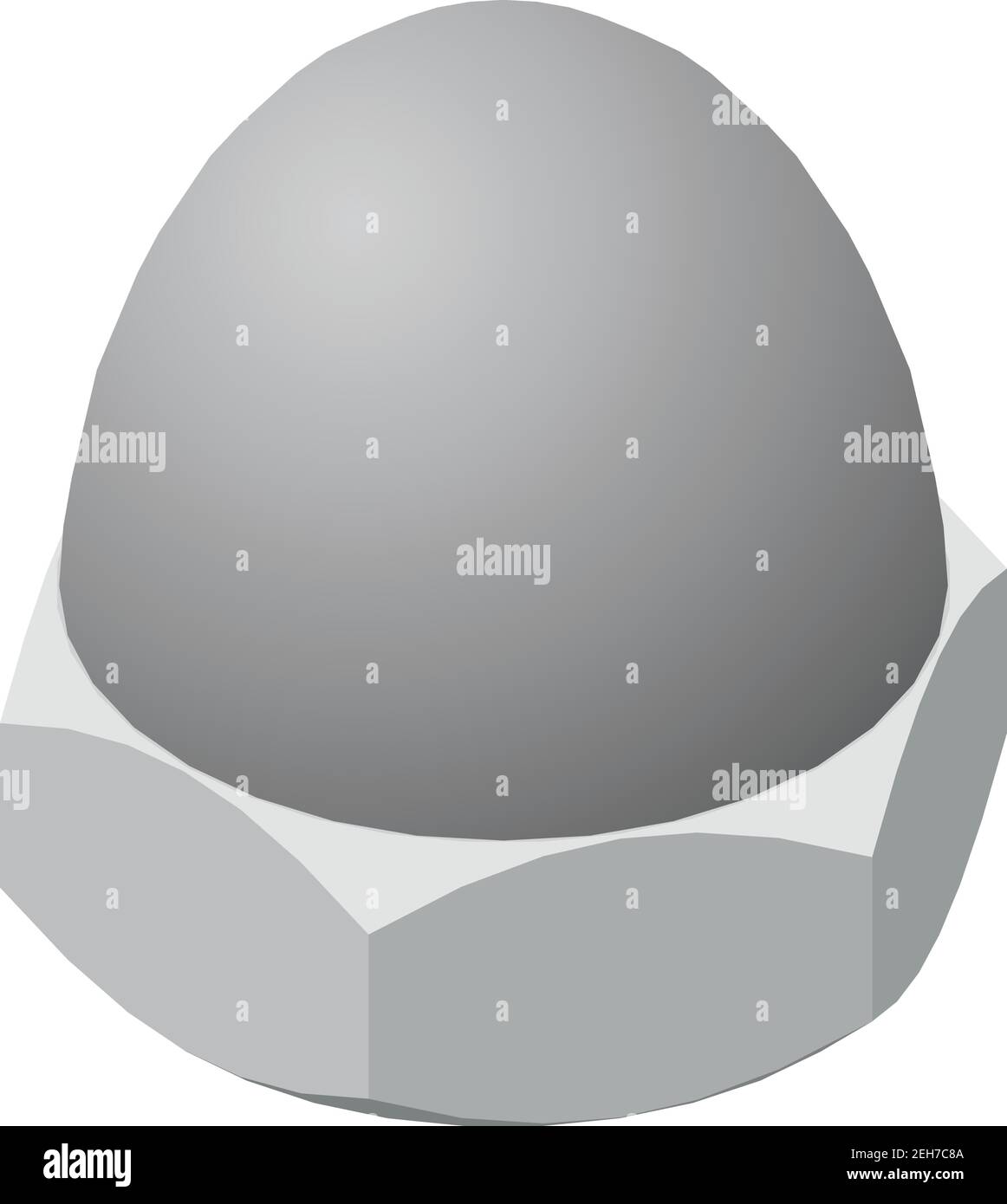 Device bolt cap icon. Isometric of device bolt cap vector icon for web ...