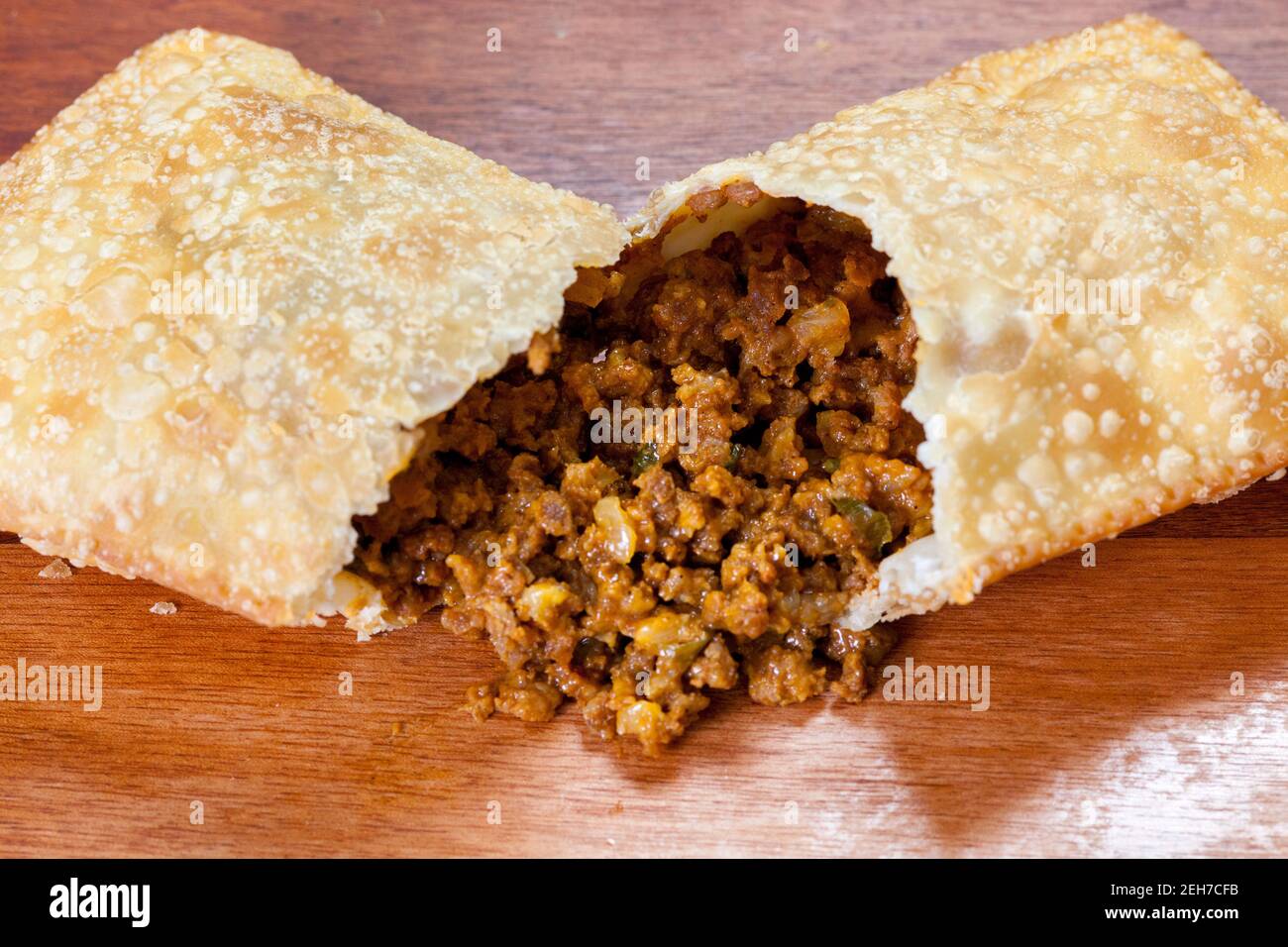 Pastel, Brazilian snack, Traditional Brazilian pastry Stock Photo - Alamy