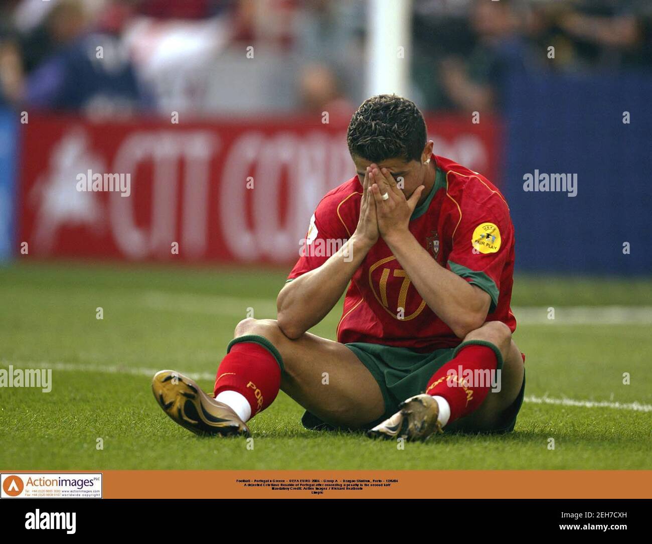 Cristiano ronaldo portugal 2004 greece hi-res stock photography and ...