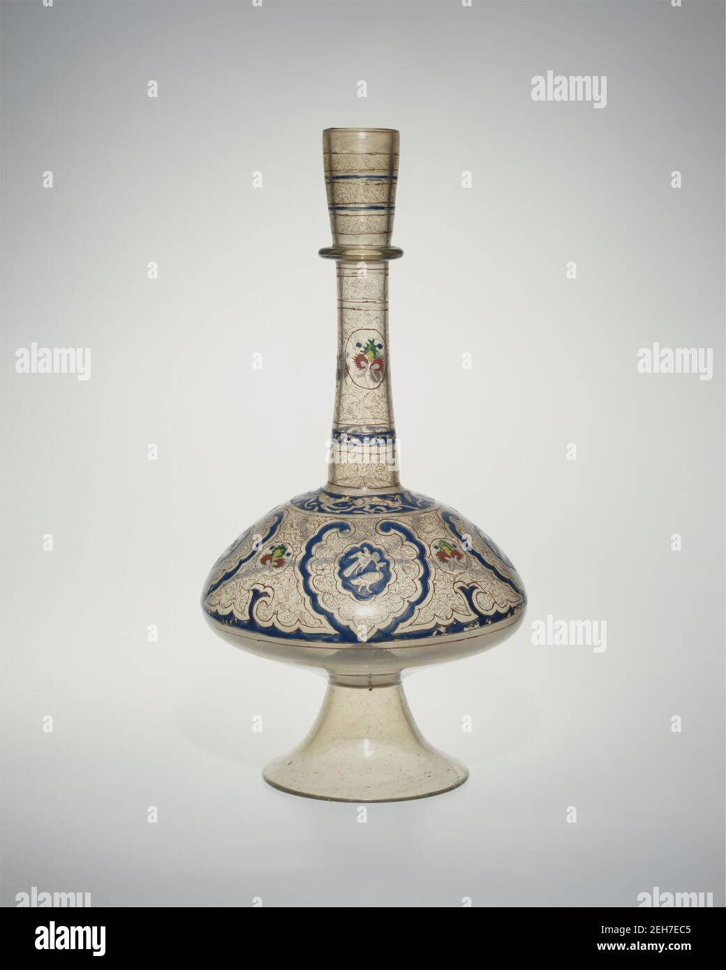 Long-necked Bottle, Egypt or Syria, first half 14th century Stock Photo ...