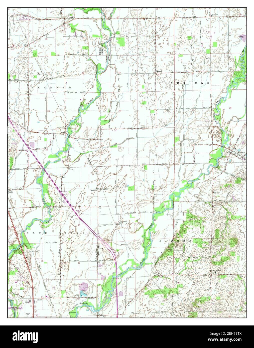 Map of marietta hi-res stock photography and images - Alamy