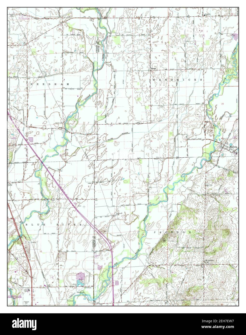Map of marietta Cut Out Stock Images & Pictures - Alamy
