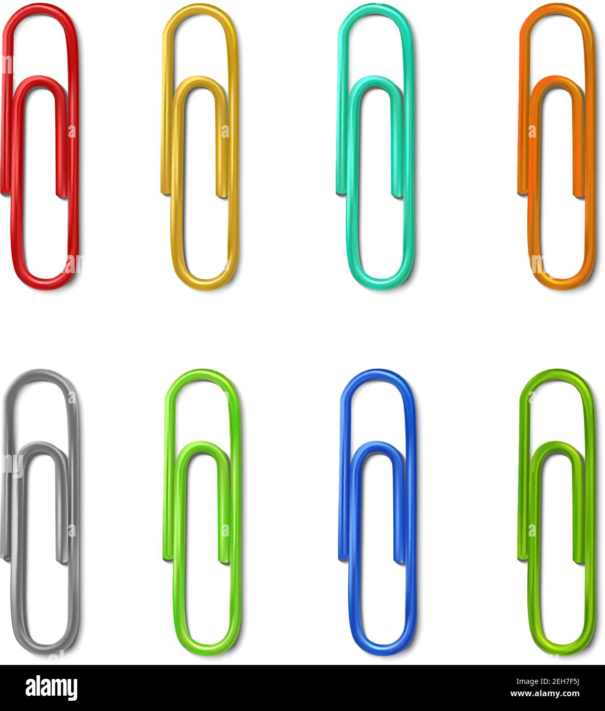 Paperclips Stock Vector Images - Alamy