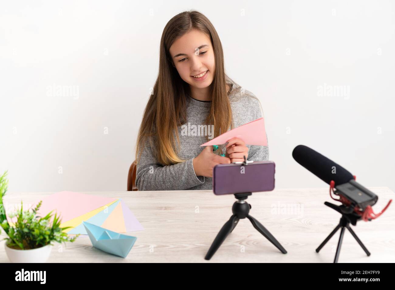 Origami tutorial hi-res stock photography and images - Alamy