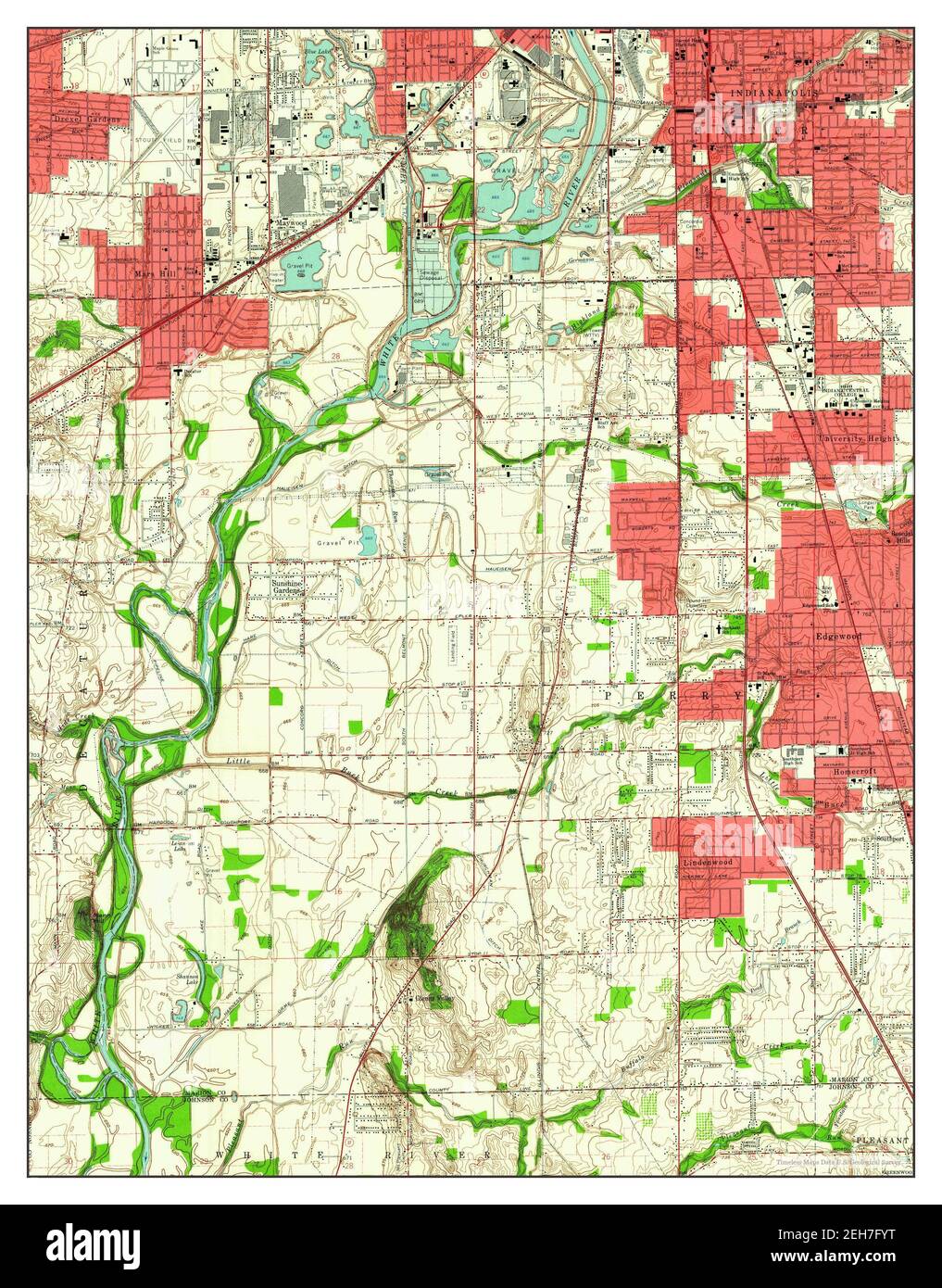 Map of maywood hi-res stock photography and images - Alamy
