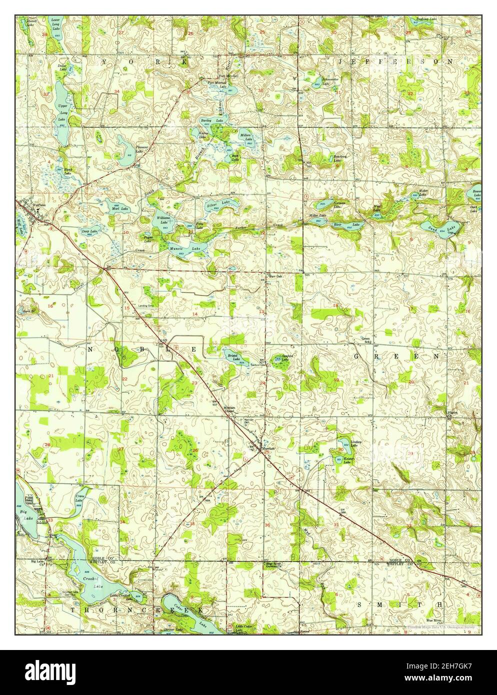 Merriam map hi-res stock photography and images - Alamy