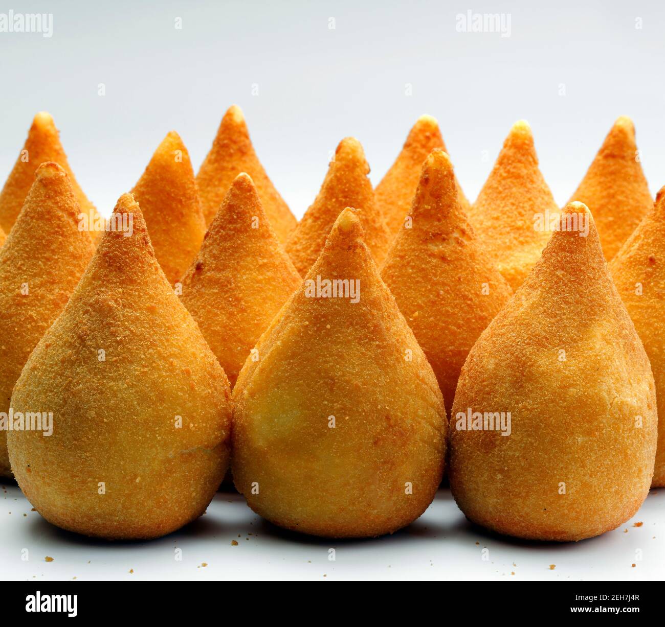 Coxinha of chicken, Brazilian snack food Stock Photo - Alamy