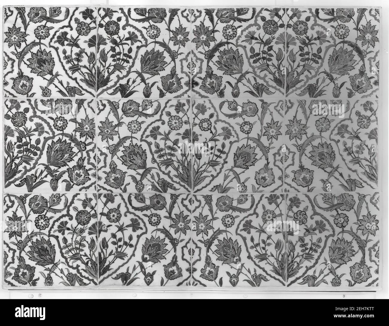 Tile Panel, Turkey, early 17th century Stock Photo - Alamy