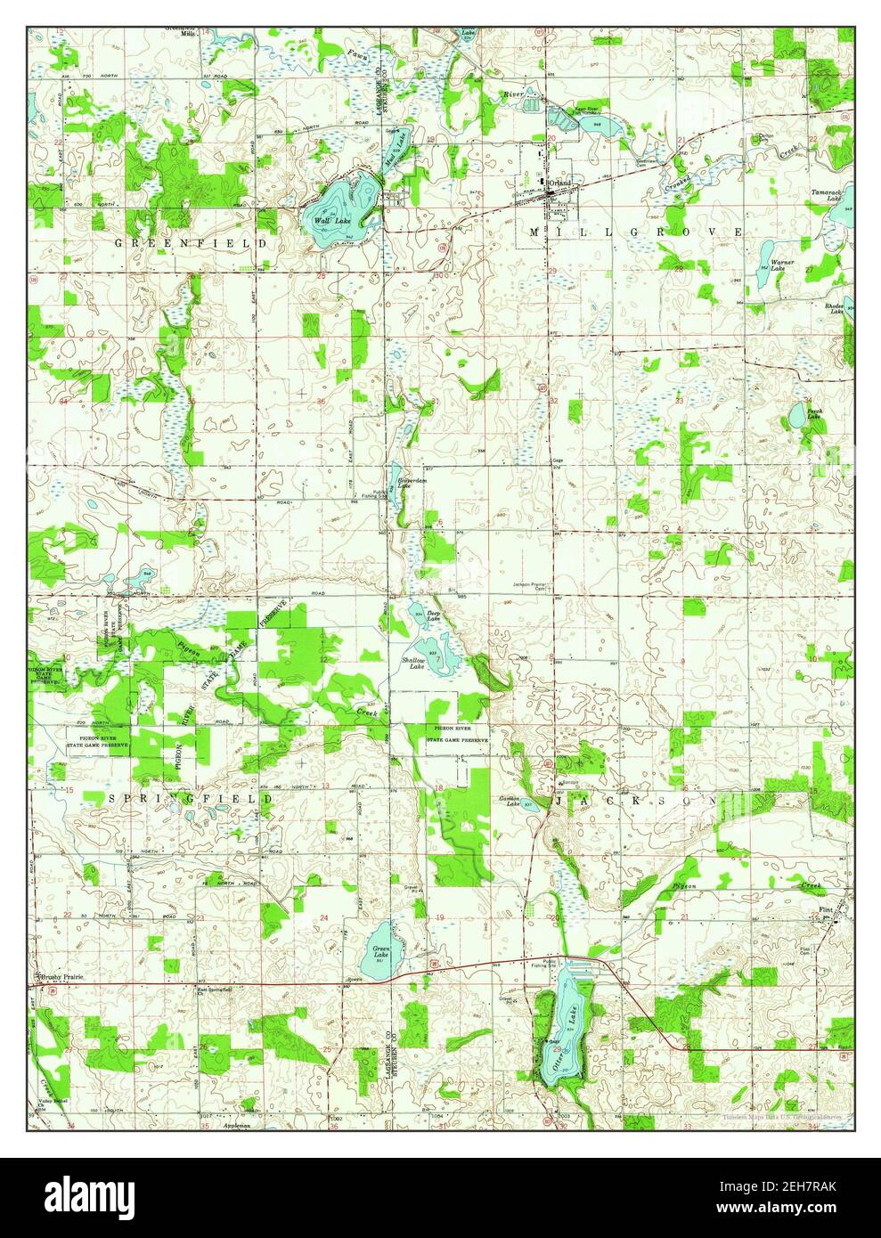 Map of orland hi-res stock photography and images - Alamy