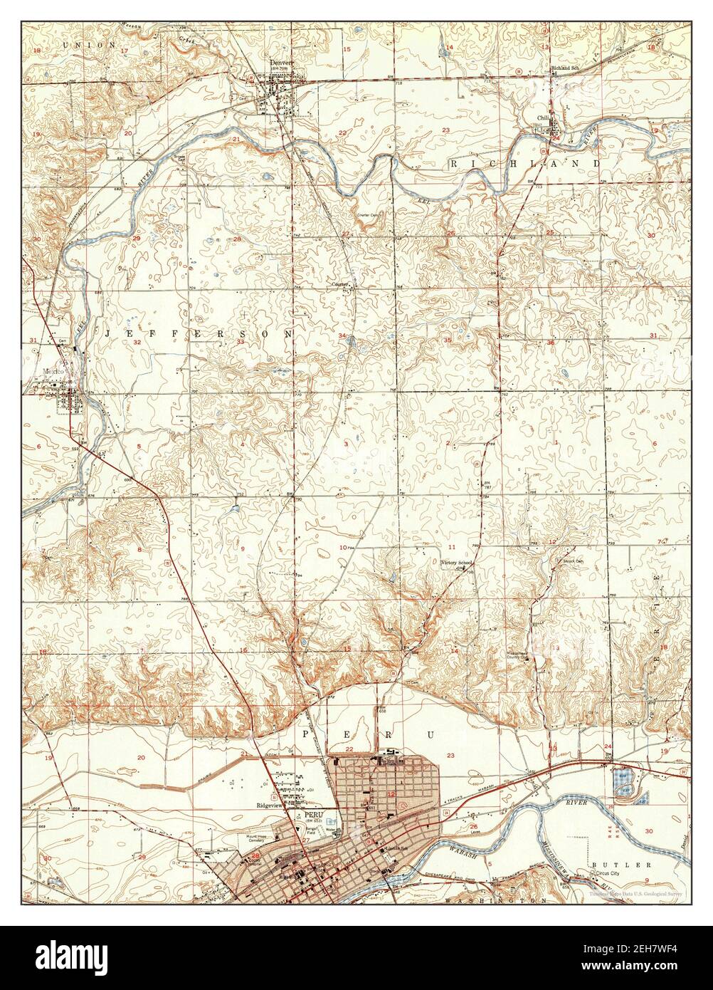 Peru ancient map Cut Out Stock Images & Pictures - Alamy