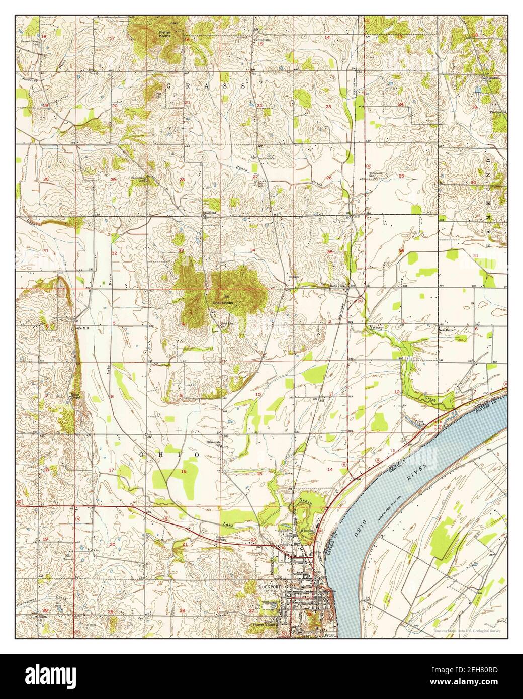 Map of rockport Cut Out Stock Images & Pictures - Alamy