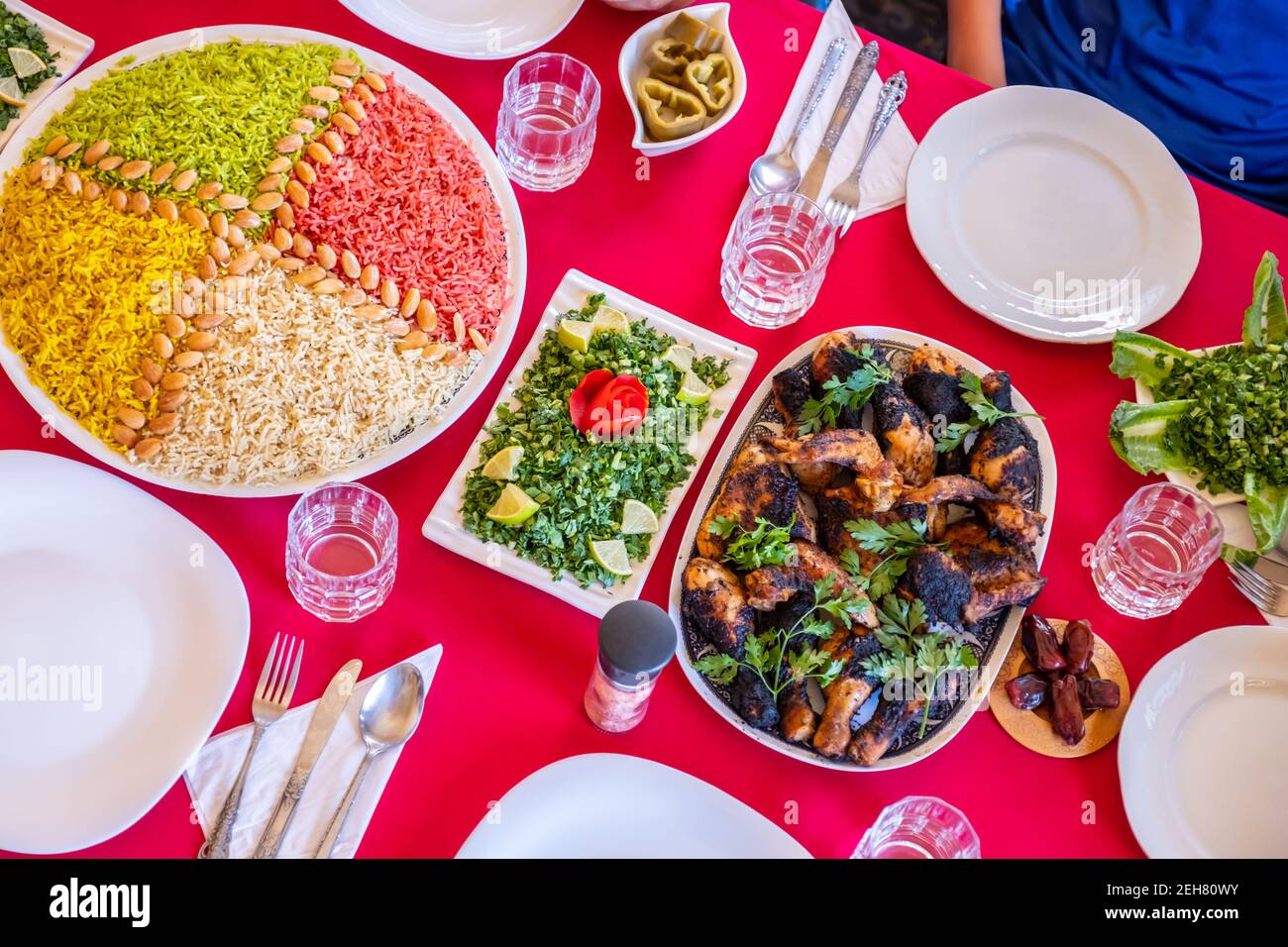 Barbecue family arab hi-res stock photography and images - Alamy