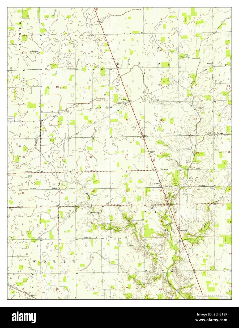 Map of rosston hi-res stock photography and images - Alamy