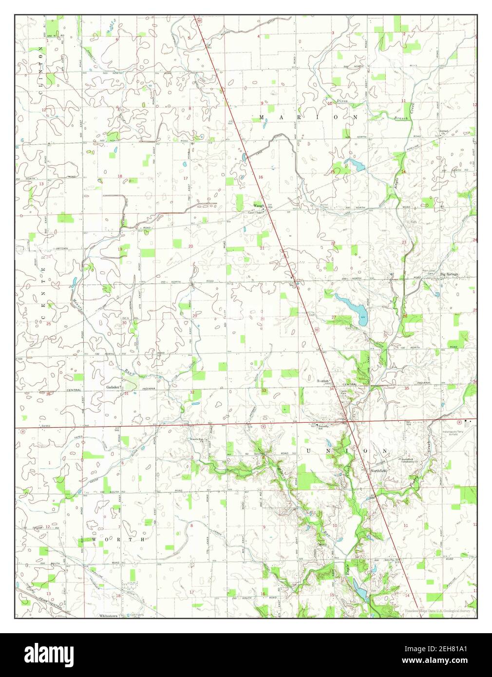 Rosston map hi-res stock photography and images - Alamy