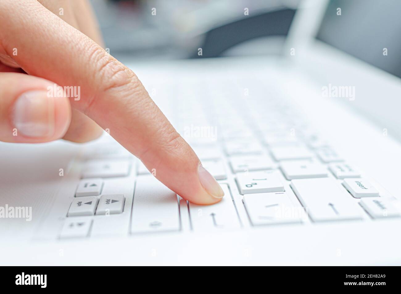 Business secretary typing on computer hi-res stock photography and ...