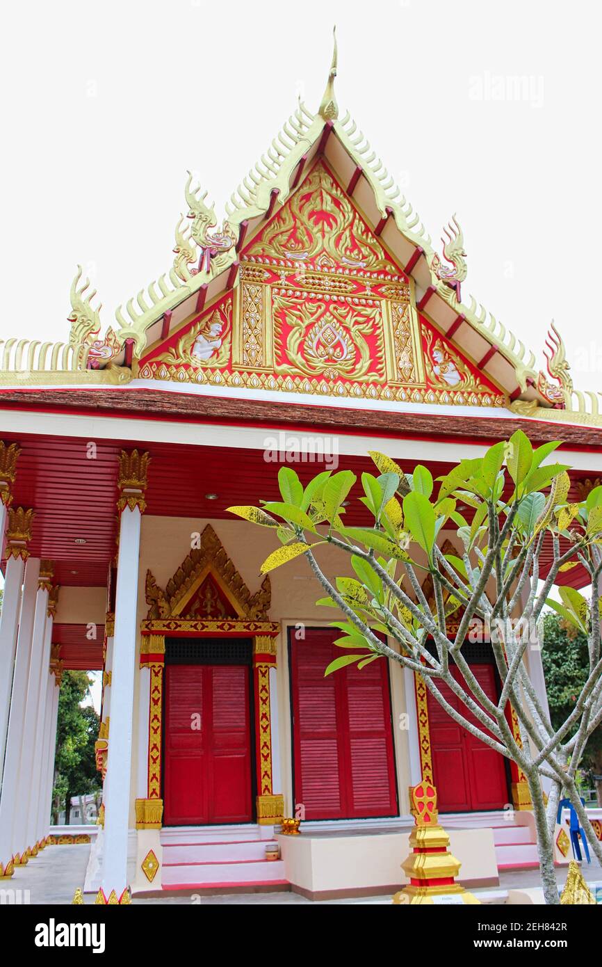 thailand travel religious temple background golden figure colourful ...