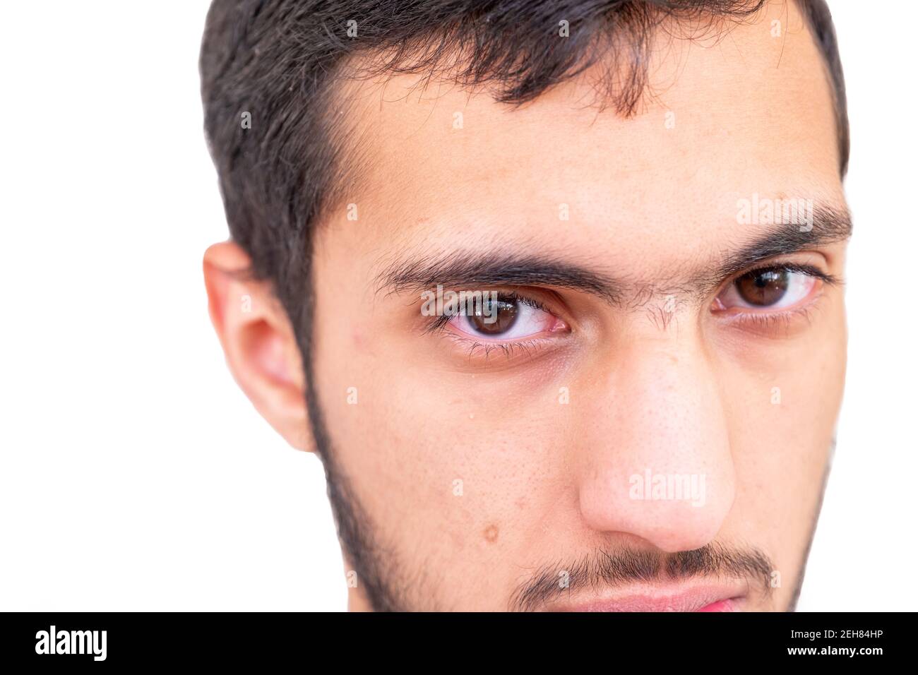 Close photo of arabic boy face Stock Photo - Alamy