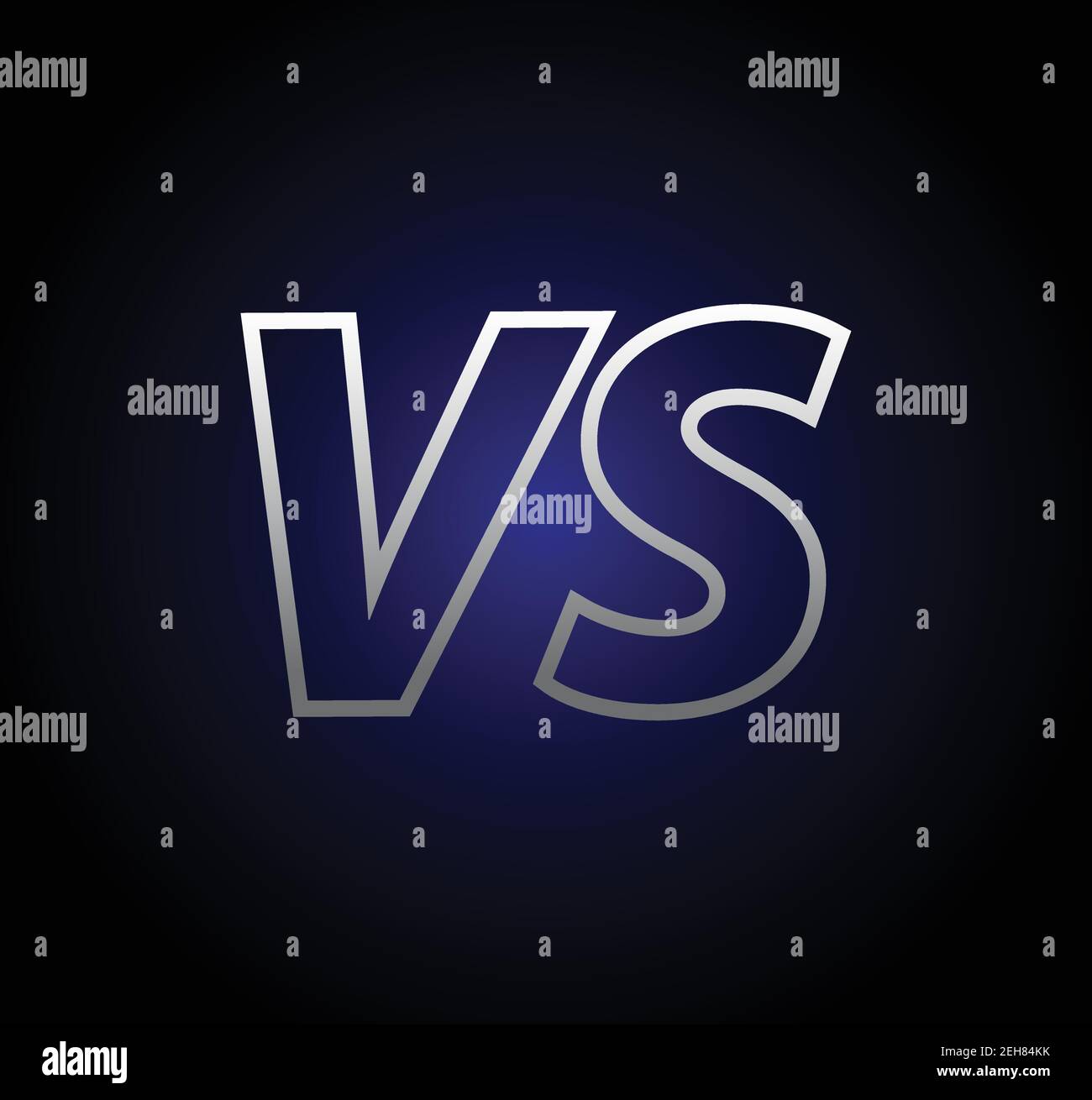 VS Vector Letters Illustration VS Vector Letters Illustration ...